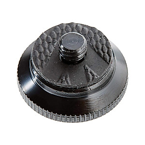 Manfrotto Compact Solid Aluminum Compact Quick Release Plate for Compact Action Tripod, Black (ROUND-PL)