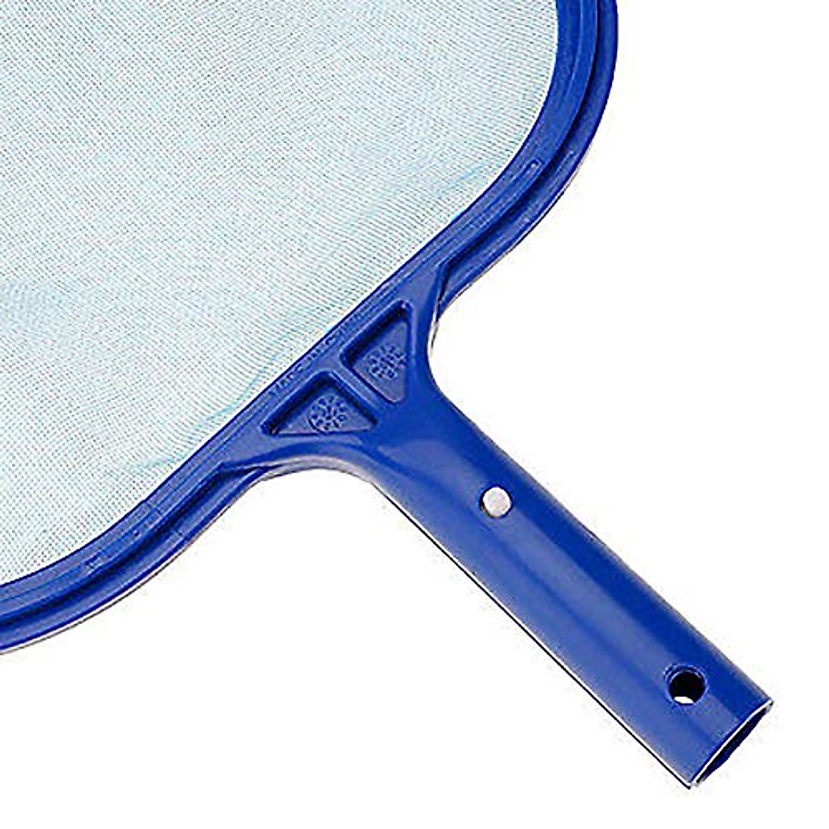 Swimming Pool Cleaner Supplies, Pool Pond Flat Leaf Rake Net Pool Leaf Skimmer Heavy Duty Swimming Pool Cleaning Leaf Skimmer Net for Cleaning Swimming Pool Garden Pond Hot Tub Spa Blue