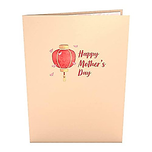 Lovepop Mother's Day Red Sakura Pop Up Card - 3D Card, Pop Up Mother's Day Card, Tree Card, Card for Mom, Mother's Day Card for Wife, 3D Mother's Day, Popup Greeting Cards