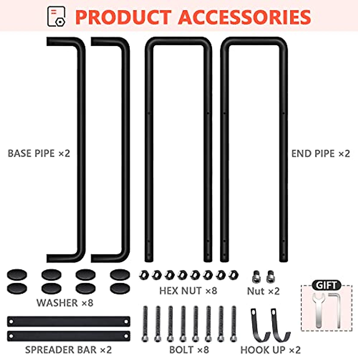 Sotor 4ft Firewood Rack Outdoor Log Rack Holder Large Capacity Firewood Holder Rack Indoor Metal Heavy Duty Firewood Racks Stand Suitable for firewood Storage-Black