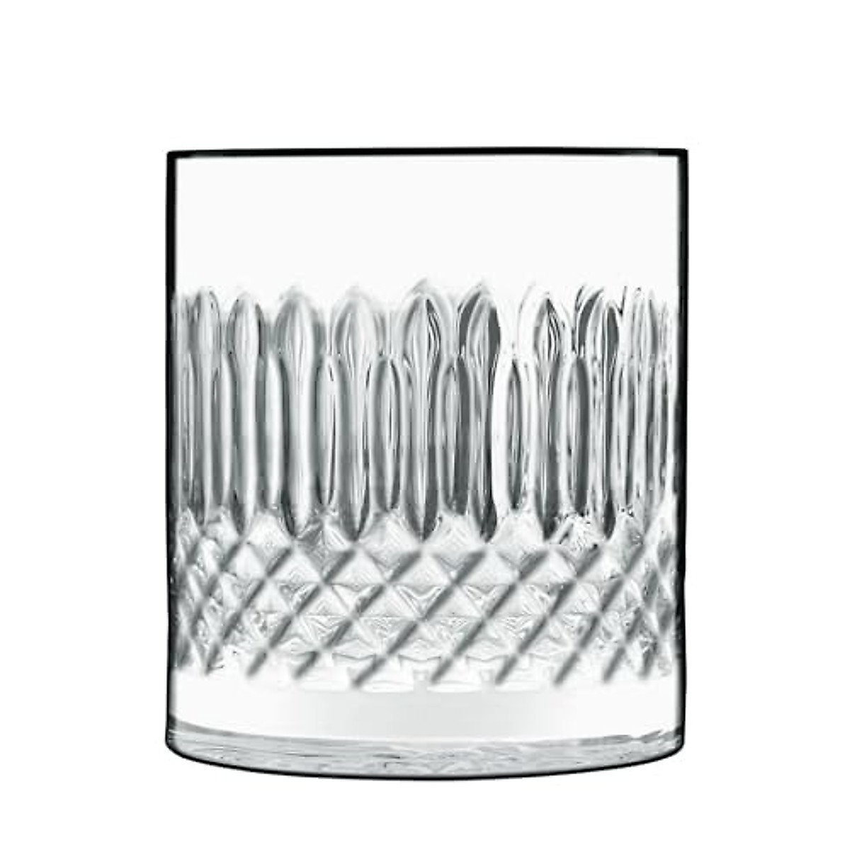 Luigi Bormioli Diamonte 12.75 oz. Double Old Fashion Glass, Set of 4 12769/01