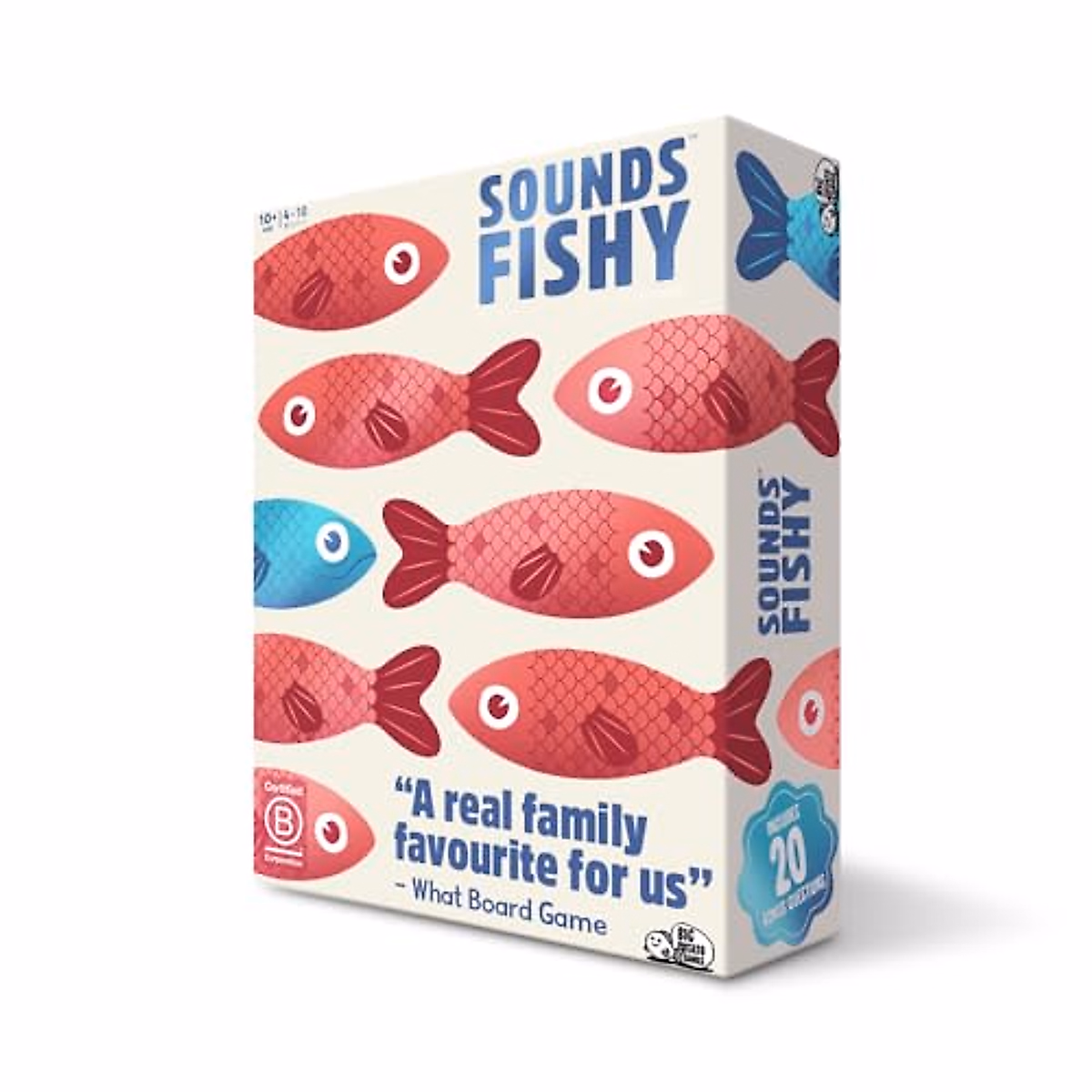 Big Potato Sounds Fishy Board Game: The Bluffing Family Game for Kids 10+ - Best New Family Quiz Games, Trivia Games for Groups of People