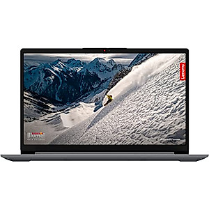 Lenovo IdeaPad 1 15.6" FHD IPS Touchscreen Laptop, 8 Core AMD Ryzen 7 5700U(up to 4.3 GHz), 12GB RAM, 512GB SSD, Fingerprint Reader, WiFi 6, HDMI, Windows 11 S, Cloud Grey