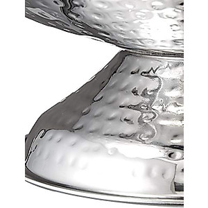 Elegance Hammered 3-Gallon Stainless Steel Doublewall Punch Bowl