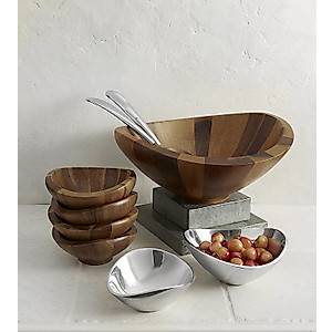 Nambe Grande 16-Inch Butterfly Bowl