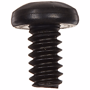 Small Parts Steel Pan Head Machine Screw, Black Oxide Finish, Meets ASME B18.6.3, T15 Star Drive, #6-32 Thread Size, 1/4" Length, Fully Threaded, Imported (Pack of 100)