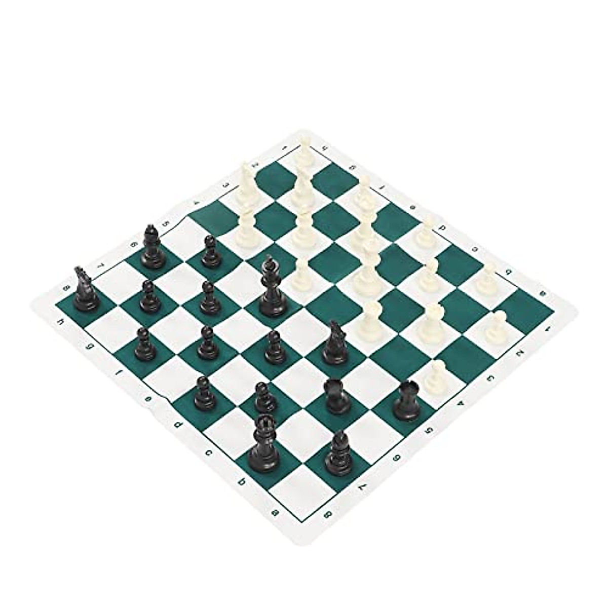 SPYMINNPOO Portable Travel Chess Game Set Game Roll Up Chess Board Set Educational Toys for Kids and Adults 3 Sizes(Wang Gao 95MM)