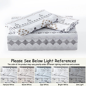 Bedduvit Boho Duvet Cover King - 100% Cotton King Duvet Cover Set for All Season,3 PCS Soft and Breathable Bohemian Summer Duvet Cover King with Zipper Closure & 8 Corner Ties