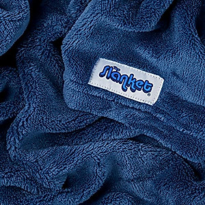 Slanket The Ultimate Siamese Fleece Blanket with Sleeves for 2 People (4 Sleeves) - Lightweight, Warm & Super Soft Blanket for Lounging & Ultimate Comfort - Giant Blanket 120" x 80"