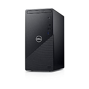 Dell Inspiron 3891 MT Mini Tower Desktop | Core i5-10400 - 1TB HDD + 256GB SSD Hard Drive - 12GB RAM | 6 cores @ 4.3 GHz Win 11 Home Black (Renewed)
