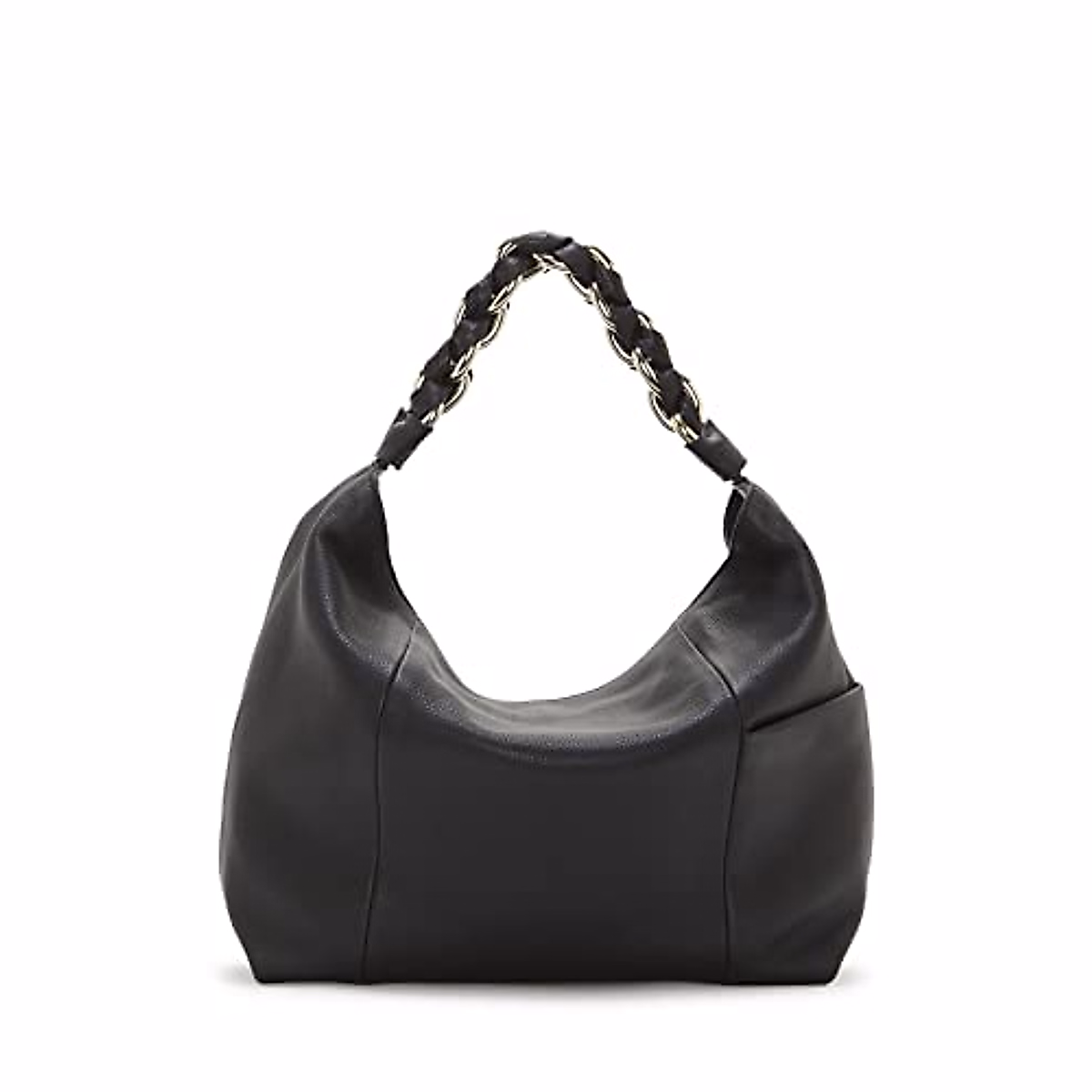 Vince Camuto womens Lyona Hobo Bag, Black, One Size US