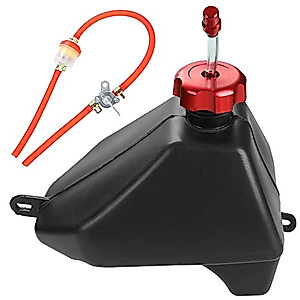 YOXUFA Upgraded Plastic Gas Fuel Tank Cap Petcock for 50cc 70cc 90cc 110cc 125cc ATV Coolster TaoTao Lincon Buyang Roketa Kazuma Baja Sunl Quad Riding Lawnmower Chinese Kids 4 Wheeler Parts