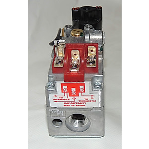 Hearth Products Controls Dexin 6003 Series Replacement Millivolt Valve (200-D), Natural Gas