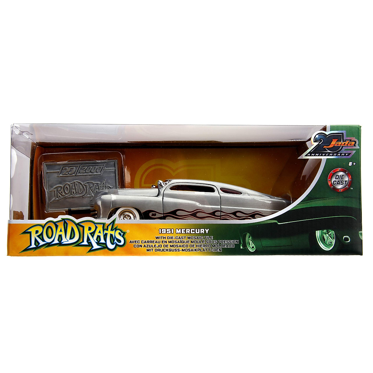 1:24 Jada 20 - Road Rats - '51 Mercury, Bare Metal