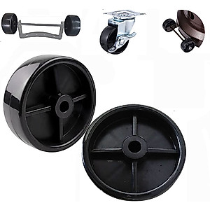 3 inch Universal Patio Heater Wheels /Storage rack caster wheels Universal Accessories - Easy to Move/Install-Gas Patio Heater Replacement Universal Movable Wheel,Outdoor Umbrella Gas Heater Wheel Kit