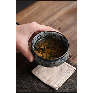 Handmade Tea Cup,Tea Cup Set of 5,Kung Fu Tea Cup,Tea Cup Without Handle,Small teacups Bulk,Traditional Chinese Tea Cup