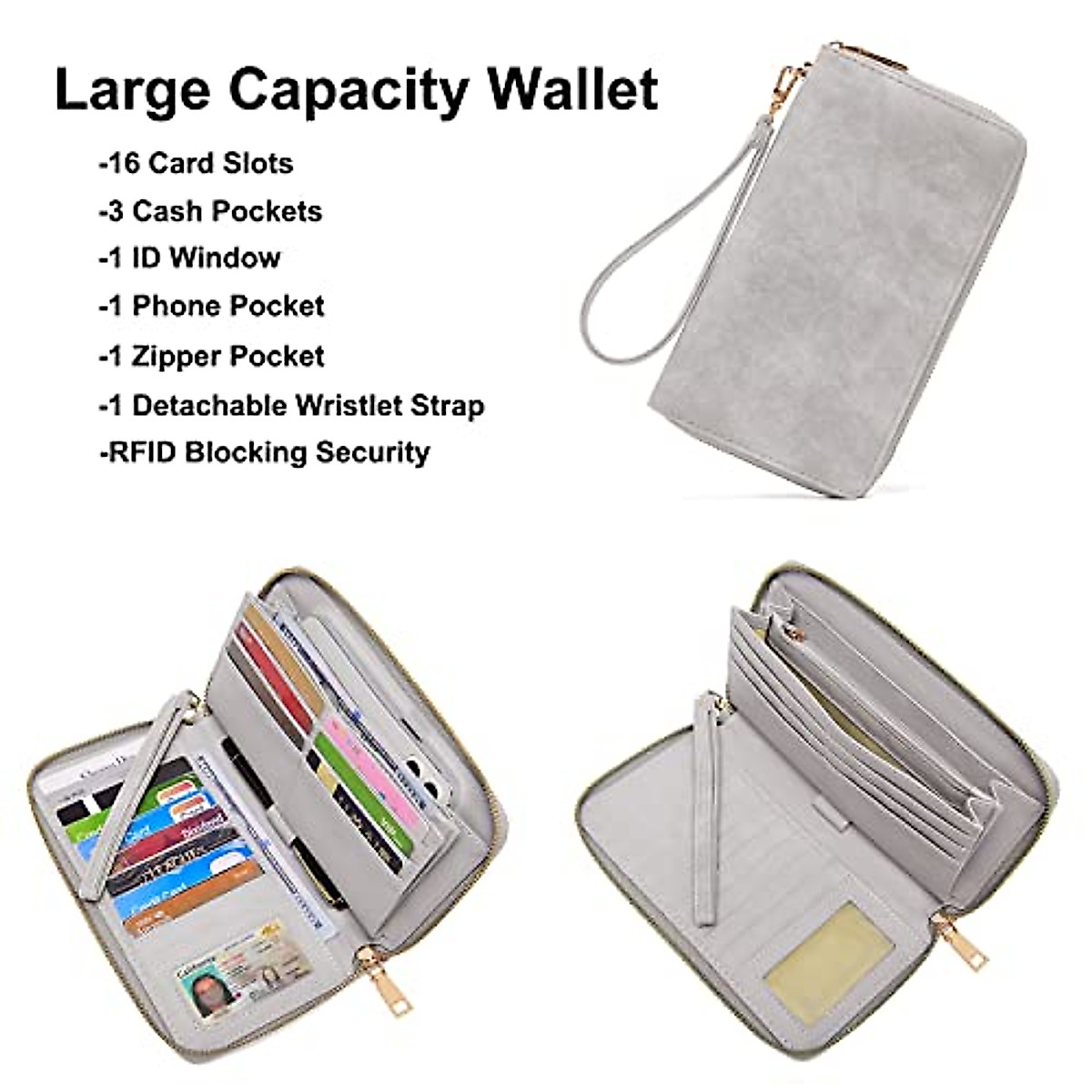 Soperwillton Women Backpack Purse Multipurpose Design Handbags Shoulder Bag PU Leather Travel bag Backpack Set 2pcs