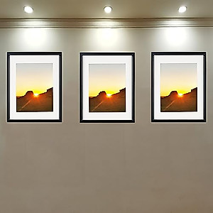 Aynoo 11x14 Picture Frame In Black 3 Pack 8x10 11x14 Picture Frame Black Set of 3 Wood Collage Display Pictures 8x10 11x14 inch Picture Frame in Black for Wall Display Photos 11x14