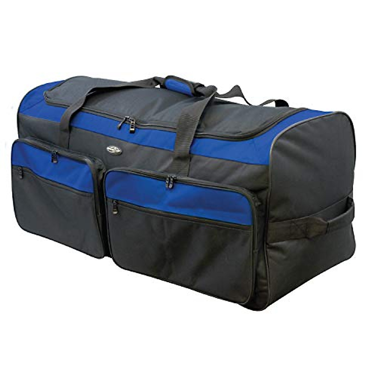 Travelers Club 36" Asgard 3-Wheel Rolling Duffel Bag, Blue