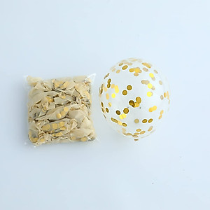 Navy Blue Rose Gold Pink Gold Confetti Latex Balloons with 140pcs 18/10/5/Inch Metallic Chrome Balloons for Gender Reveal Birthday Party Wedding Graduation Bridal Shower Decorations (Navy Blue)