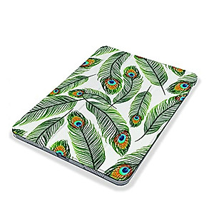 Cute Peacock Feather Art case Compatible with iPad Mini Air Pro 7.9 8.3 9.7 10.2 10.9 11 12.9 inch Pattern Cover New 2022 2021 Trifold Stand 3 4 5 6 7 8 9 Generation 483 (11" Pro 1/2/3 gen)