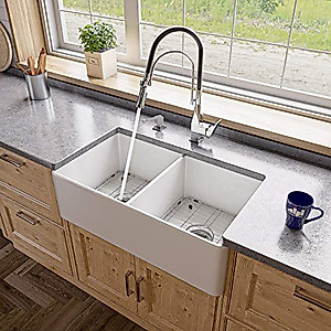 Alfi brand ABF3318D-W Kitchen Sink, White