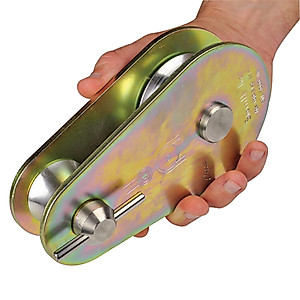 ROPE Logic 2-Ton CMI Steel Block & 3/4" x 12' Tenex Sling Combo,Green