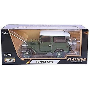 Motormax 79323gr Toyota FJ40 Green 1-24 Diecast Model Car