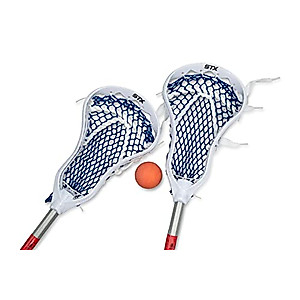 STX FiddleSTX Two Pack Mini Super Power with Plastic Handle and One Ball, 30-Inch,White/Grey
