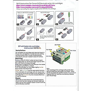 INKPRO 4x100ml Universal Refill Ink for Canon HP Brother Lexmark Dell Printers (4 Colors Set), Cyan