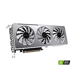GIGABYTE GeForce RTX 3060 Vision OC 12G Graphics Card, 3X WINDFORCE Fans, 12GB 192-bit GDDR6, GV-N3060VISION OC-12GD Video Card