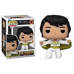 POP Rocks: Elvis - Elvis Pharaoh Suit Funko Vinyl Figure (Bundled with Compatible Box Protector Case), Multicolored, 3.75 inches