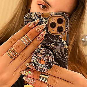 3 Pack Collapsible Grip & Stand for Phones and Tablets - Rose Gold Marble White