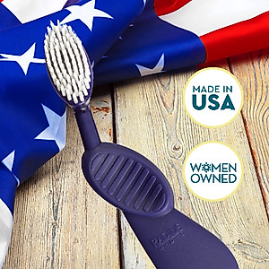 RADIUS Flex Brush with Soft Bristles Toothbrush BPA Free & ADA Accepted Designed to Improve Gum Health & Reduce Issues - Right Hand - Assorted - Pack of 6