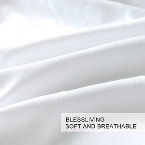 BlessLiving Bedding Duvet Cover Set Black White Gold Foil Marble Pattern on Comforter Cover 3 Pieces 1 Marble Abstract Duvet Cover 2 Pillowcases Bed Cover with Zipper Closure (King)