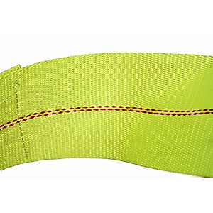 ABN Tow Winch Rope with Loops – Offroad Vehicle Recovery Strap – 30 Feet x 4in – 20,000 lbs Pound Towing Capacity