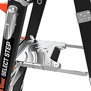 Little Giant Ladders, Select Step, 5-8 foot, Stepladder, Fiberglass, Type 1AA, 375 lbs weight rating, (15130-001)