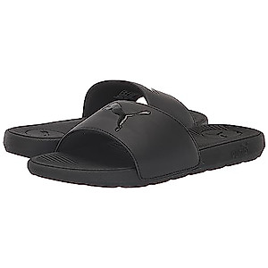 PUMA Women's Cool Cat 2.0 Slide Sandal, Sport Black Black, 8