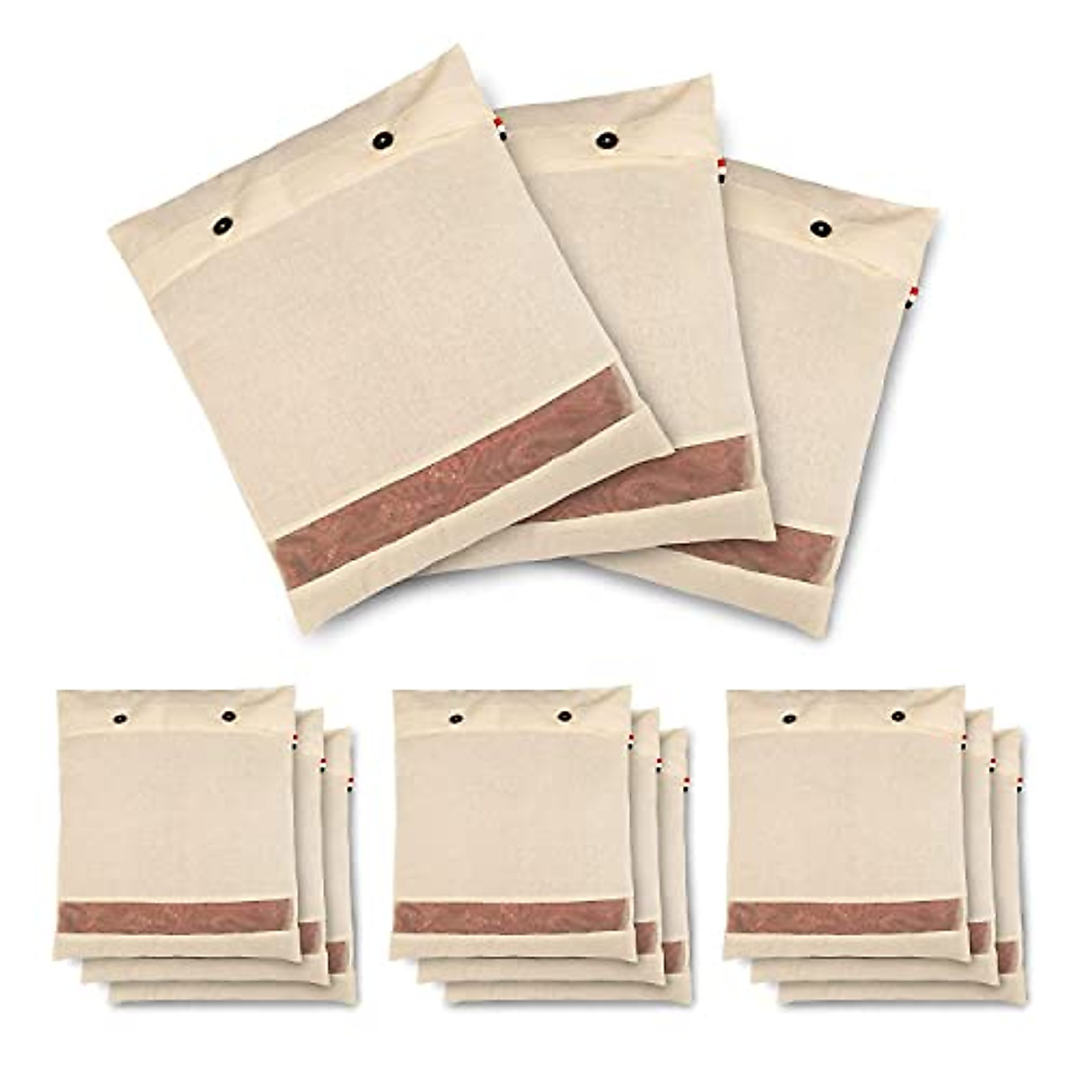 Vibrance Reusable Premium 100% Cotton Saree Covers, Eco-friendly and reusable cotton saree cover (16x14 inches) (24)