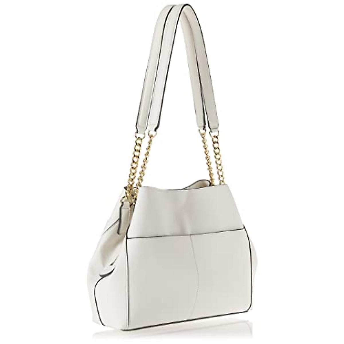 Karl Lagerfeld Paris Womens Hobo Bag, Wt/Bk Multi, One Size US