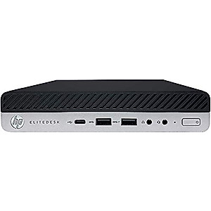 HP EliteDesk 800 G5 Mini - 9th Gen Intel Core i5-9500T 6-Core up to 3.70 GHz, 16GB DDR4 Memory, 256GB NVMe SSD, WiFi-6, Bluetooth 5.0, Intel UHD Graphics 630, Windows 10 Pro (Renewed)