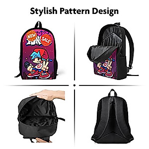 Valvia Cartoon Backpack Durable Lightweight Laptop Backpack for Men Women Boys Girls University Travel Shoulder Bag 17 inch