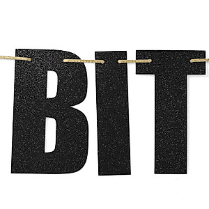 I'm a Nurse Banner, Future Nurse, Nursing School Graduation Decorations 2024, Funny Class of 2024 Nurse Grad Party Decorations Black and Gold Glitter