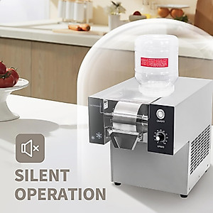 Mvckyi Snowflake Shaved Ice Machine, 176lbs/day Korean Ice Shaver Machine, Commercial Snowflake Ice Maker Machine, Snow Cone Machine, Easy Operation, Air Cooling, for Bar