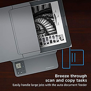 HP LaserJet MFP M234sdw Wireless Monochrome All-in-One Printer with built-in Ethernet & fast 2-sided printing, Instant Ink ready (6GX01F) (Renewed)