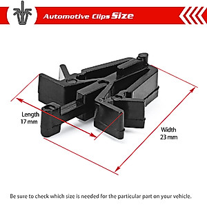 OTUAYAUTO 30PCS Grill Clips Retainer - Interior Trim Panel Grille Fastener Replacement for Toyota 4Runner 89-02, Pickup 89-95, RAV4 01-05, Tacoma 95-04, Replace OEM: 90467-12040