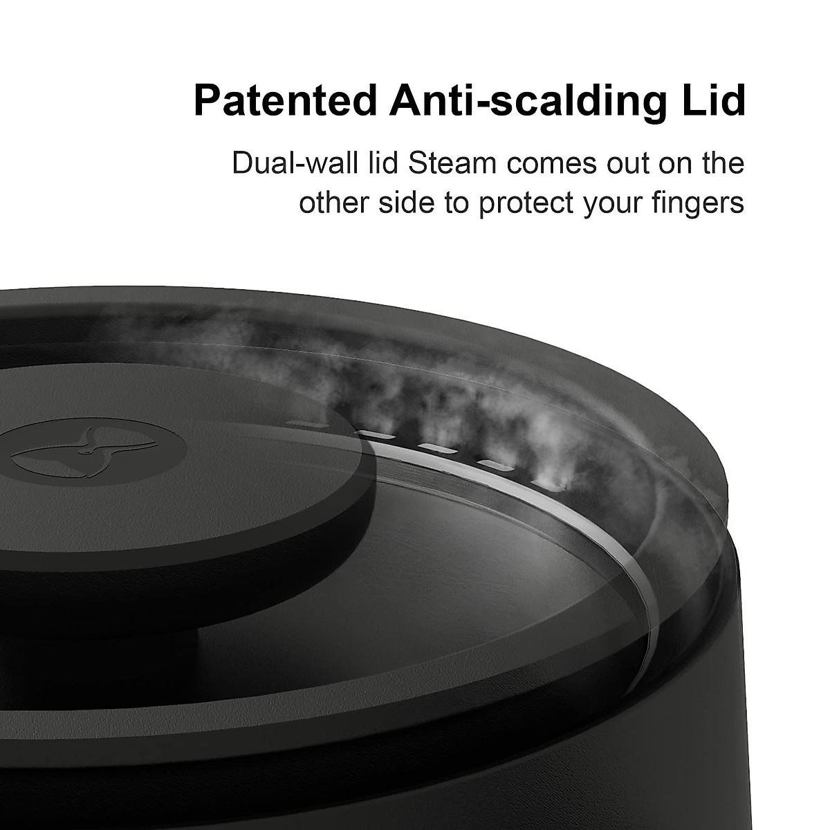 TIMEMORE Fish Smart Electric Coffee Kettle 600ML, Gooseneck Pour Over Kettle for Coffee and Tea Variable Temperature Control, Home Edition Black