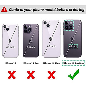 LAMEEKU iPhone 14 Pro Max Wallet Case with Card Holder & Crossbody Chain, RFID Shockproof, 6.7 Inch - Beige