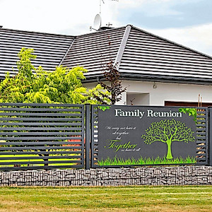 Family Reunion 6 X 4 Ft Backdrop We are Family Banner Family Tree Photo Booth Props Family Background for Housewarming Adoption Family Gathering Party Decorations