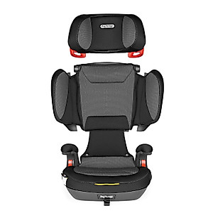 Peg Perego Viaggio Shuttle Plus 120 - Booster Car Seat - for Children from 40 to 120 lbs - Made in Italy - Crystal Black (Black)